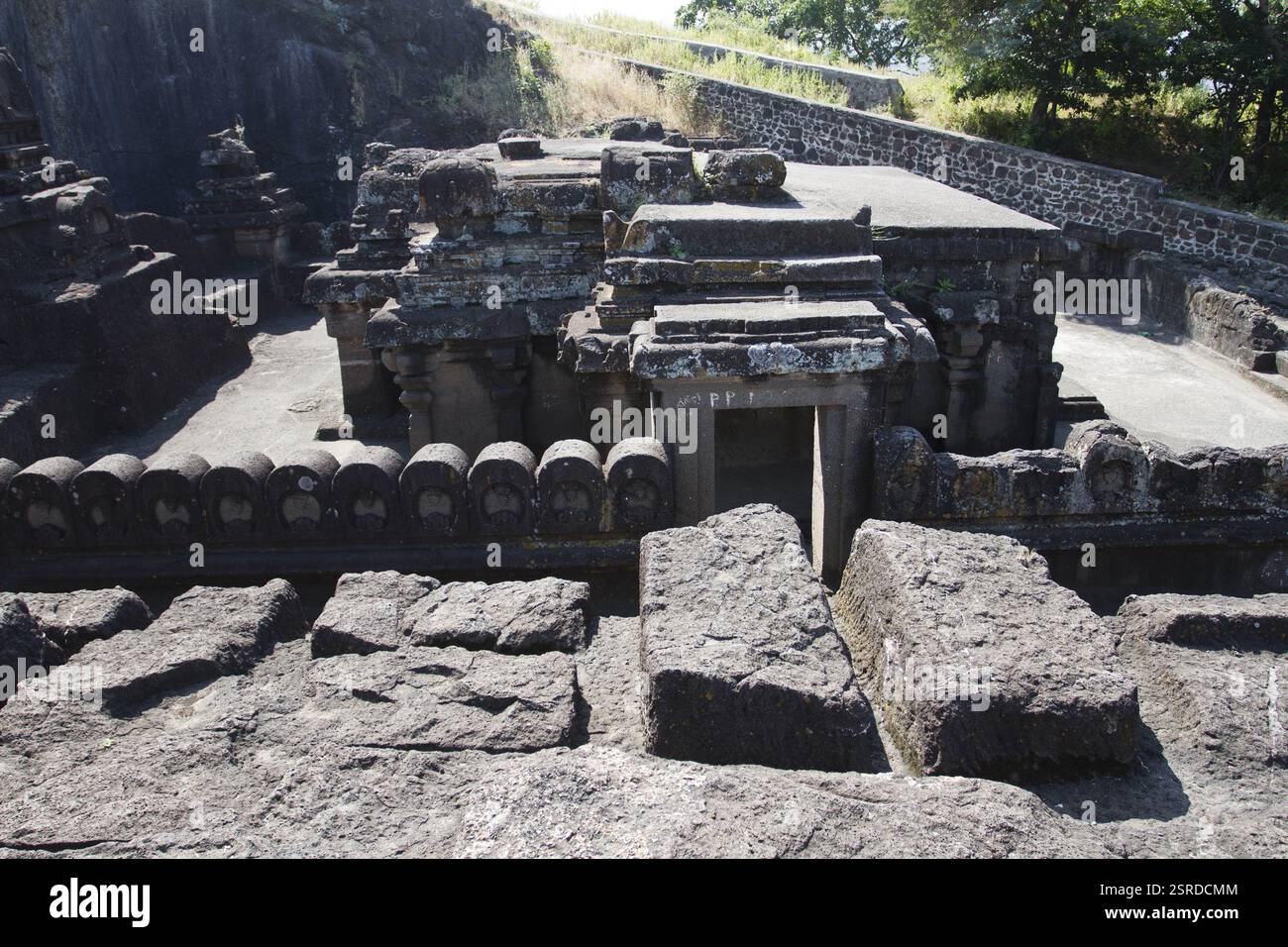 Kailasa temple, ellora caves, aurangabad, maharashtra, india, asia ...