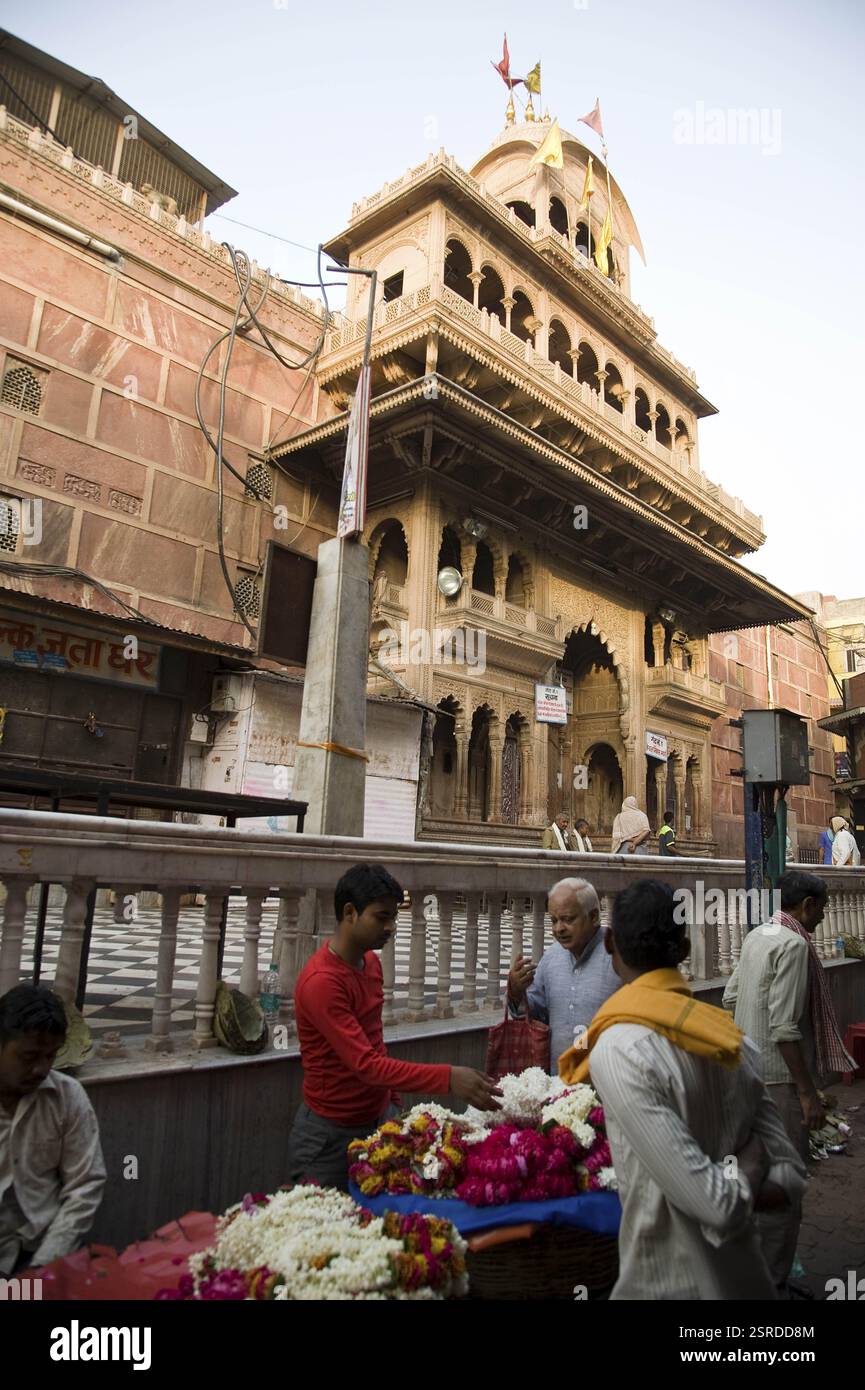 Shri banke bihari temple, vrindavan, uttar pradesh, india, asia Stock ...