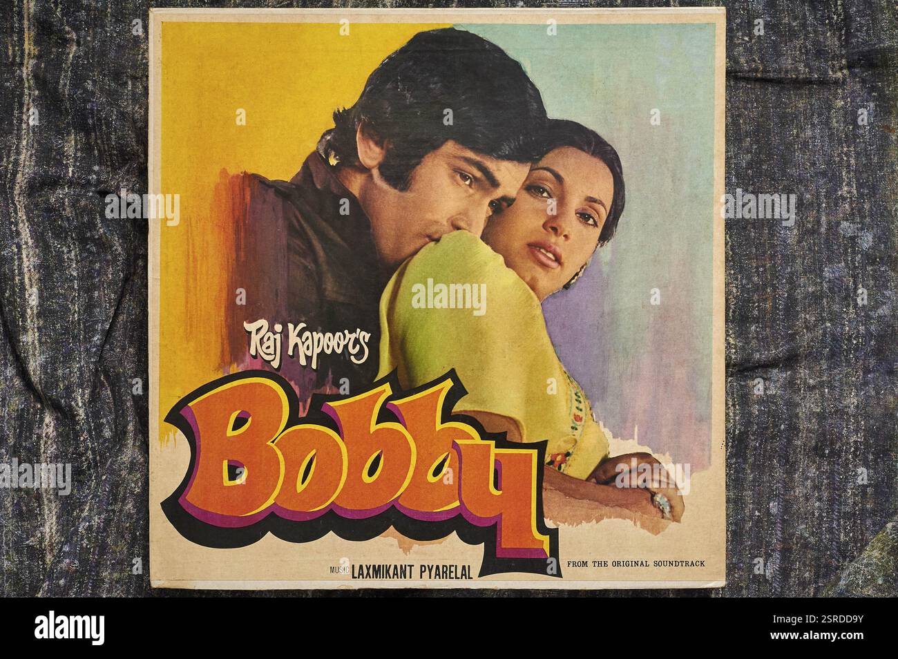 Long playing records of Indian bollywood film poster bobby, india, asia ...