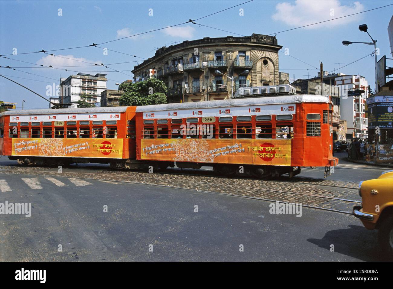 Tram, transport, Calcutta Kolkata, West Bengal, India, Asia Stock Photo ...
