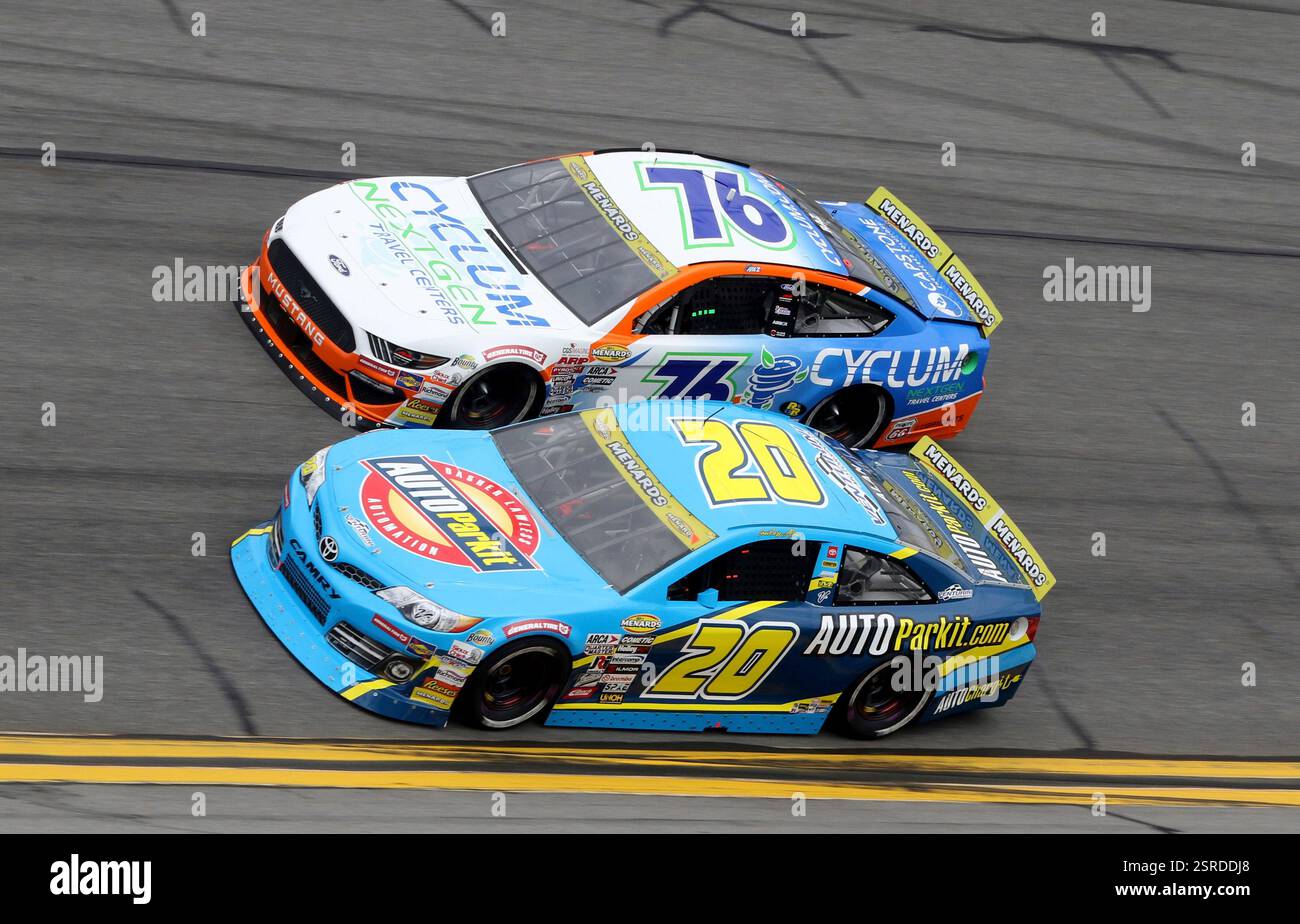 DAYTONA BEACH, FL - FEBRUARY 15: Lawless Alan (#20 AUTOParkit Toyota ...