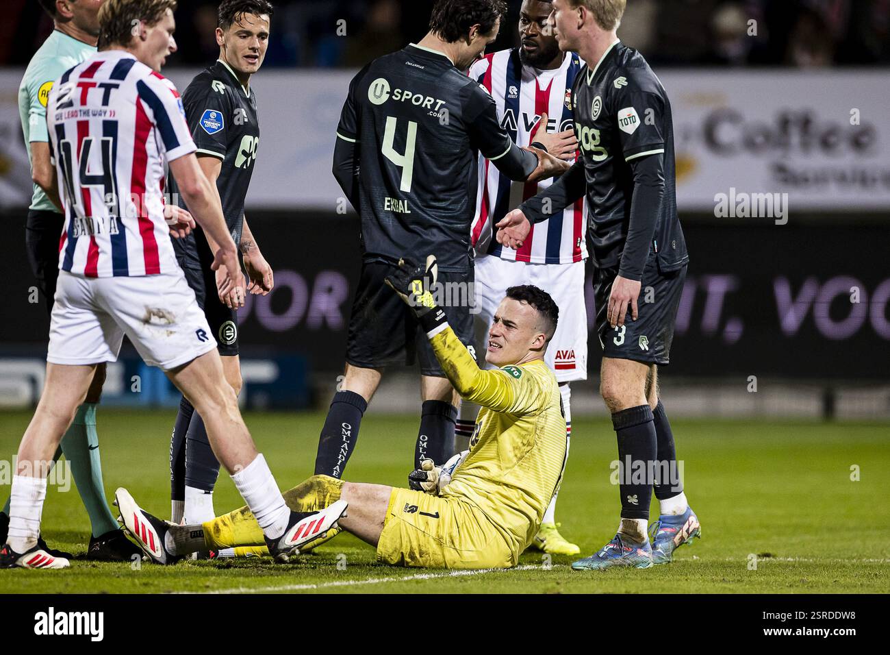 TILBURG, 15-02-2025. Koning Willem II stadium. Eredivisie voetbal ...