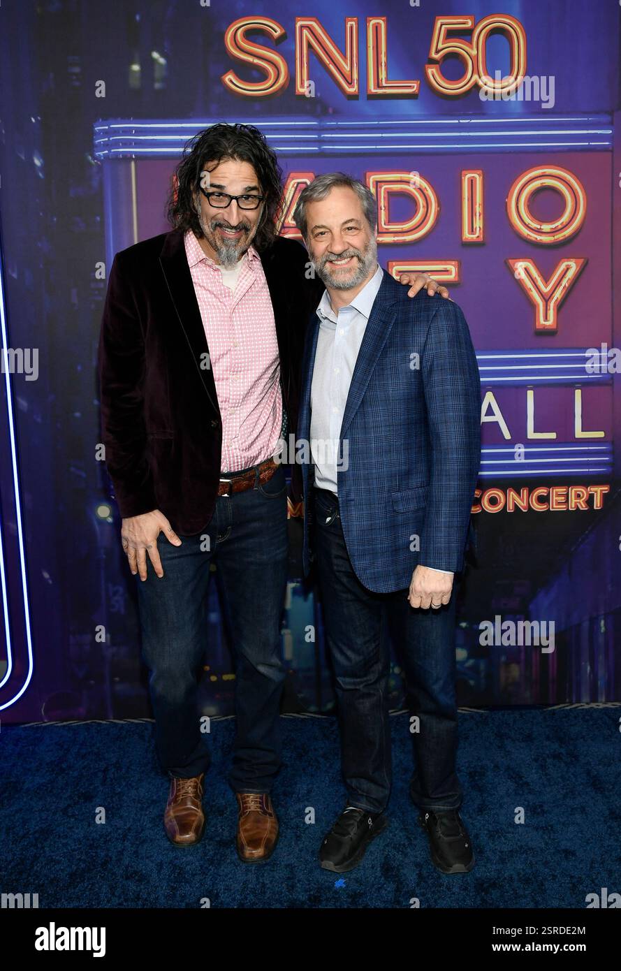 Gary Gulman, left, and Judd Apatow attend the SNL50: The Homecoming ...