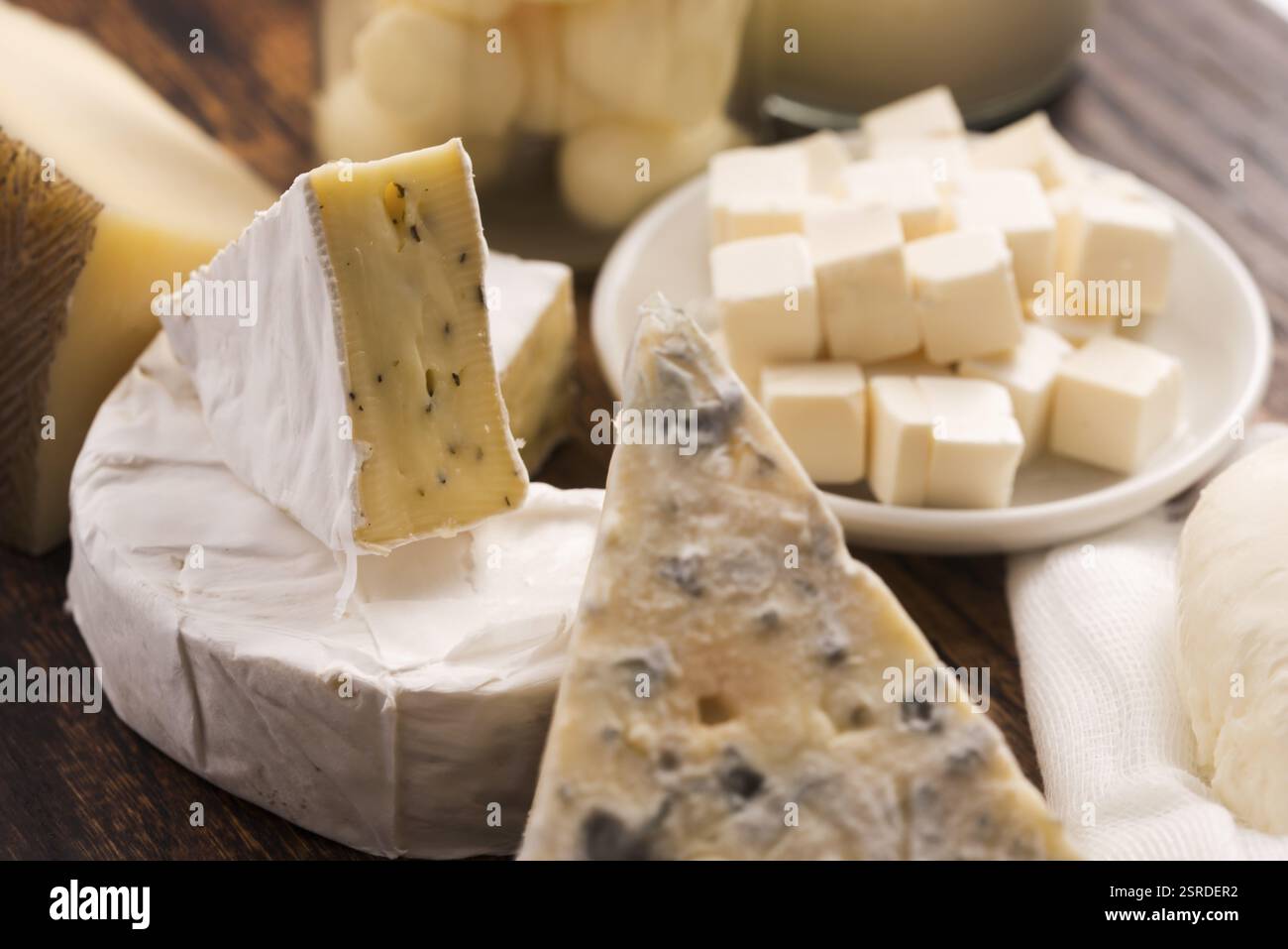Various cheese type dish hi-res stock photography and images - Alamy