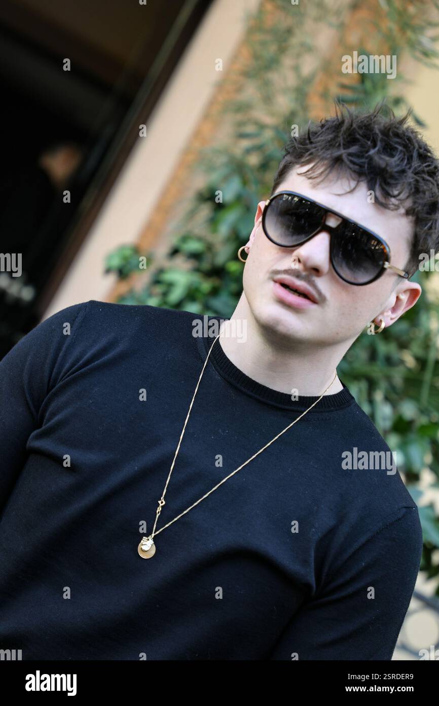 OLLY guests of Villa Nobel in Sanremo during the Music Concert VILLA ...