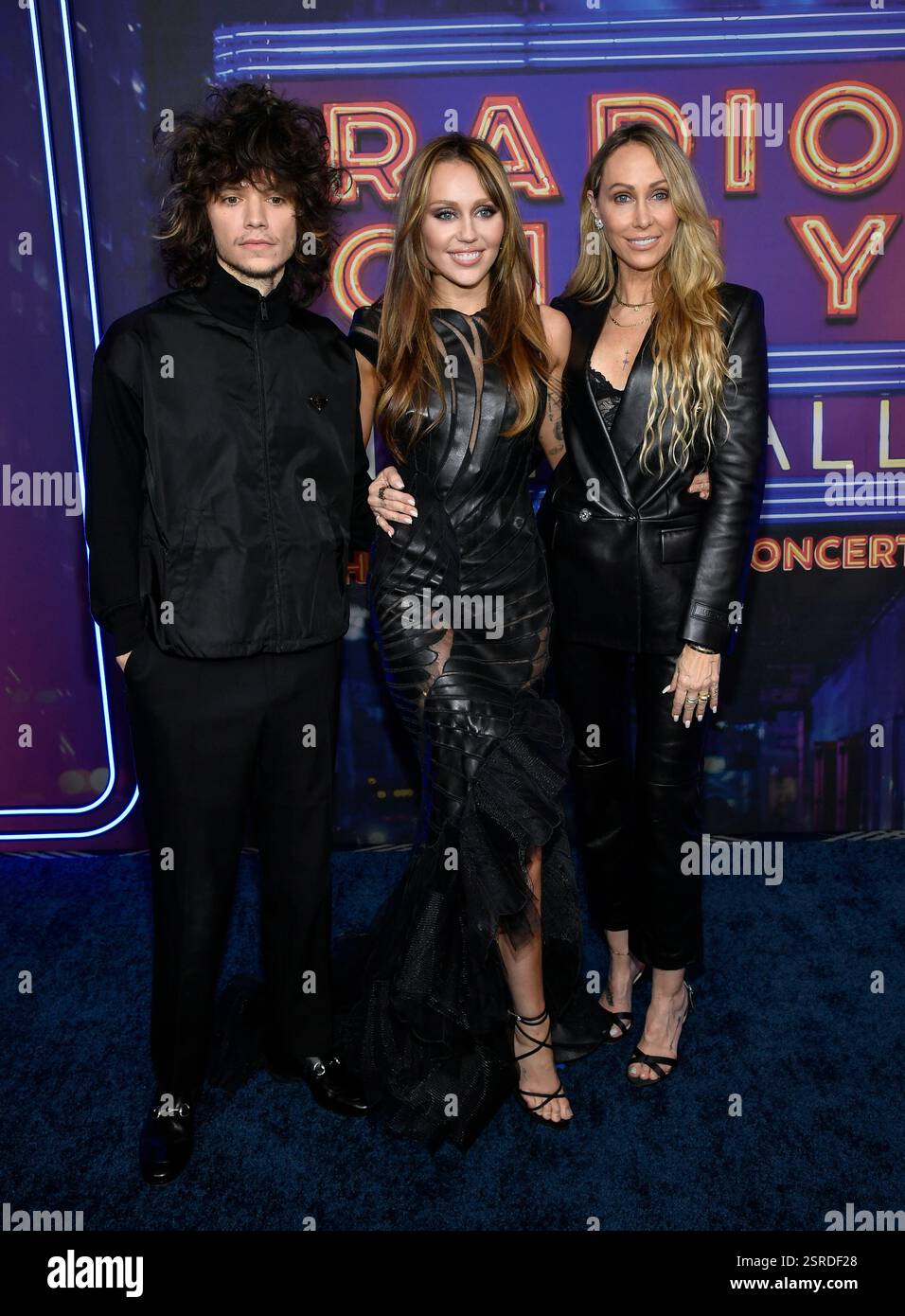 Maxx Morando, Miley Cyrus and Tish Cyrus attend the SNL50: The ...