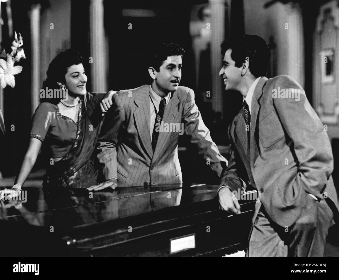 Indian Bollywood actor actress Raj Kapoor Dilip Kumar Nargis, India ...