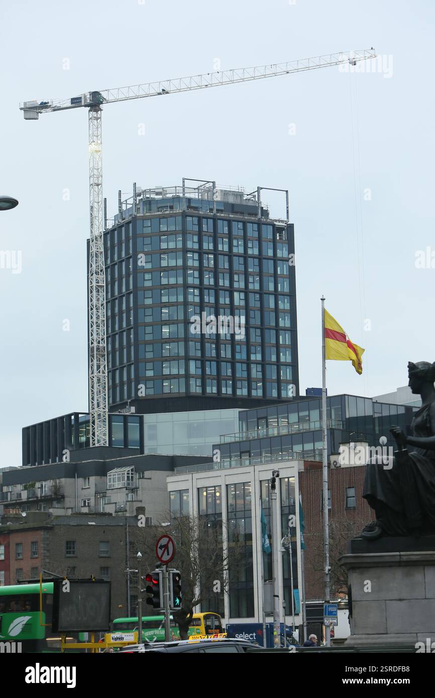 Dublin, Ireland - 11th February 2025 - College Square, a mixed-use ...