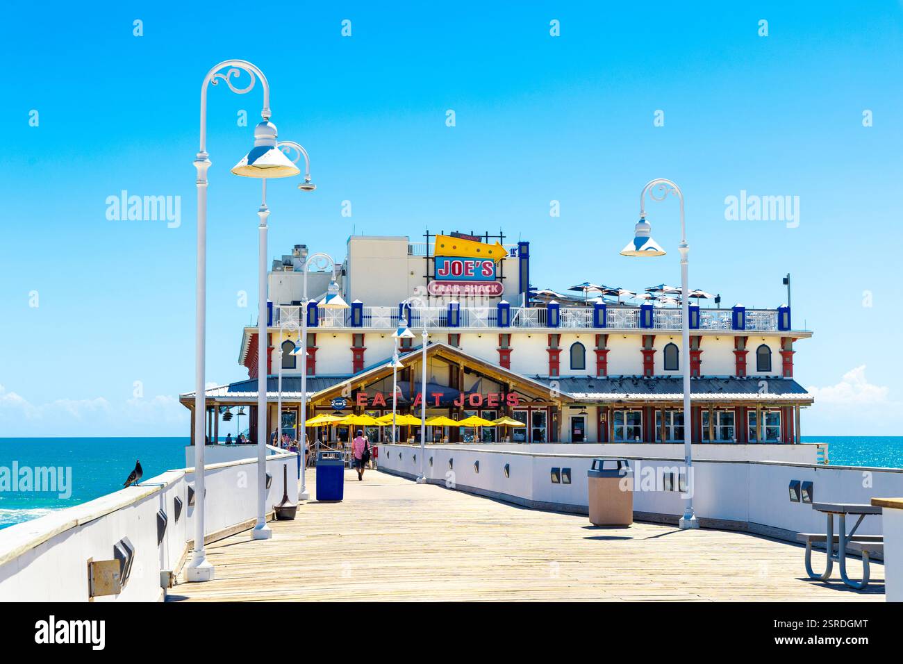 Daytona Beach Main Street Pier, Daytona Beach, Florida, USA Stock Photo ...