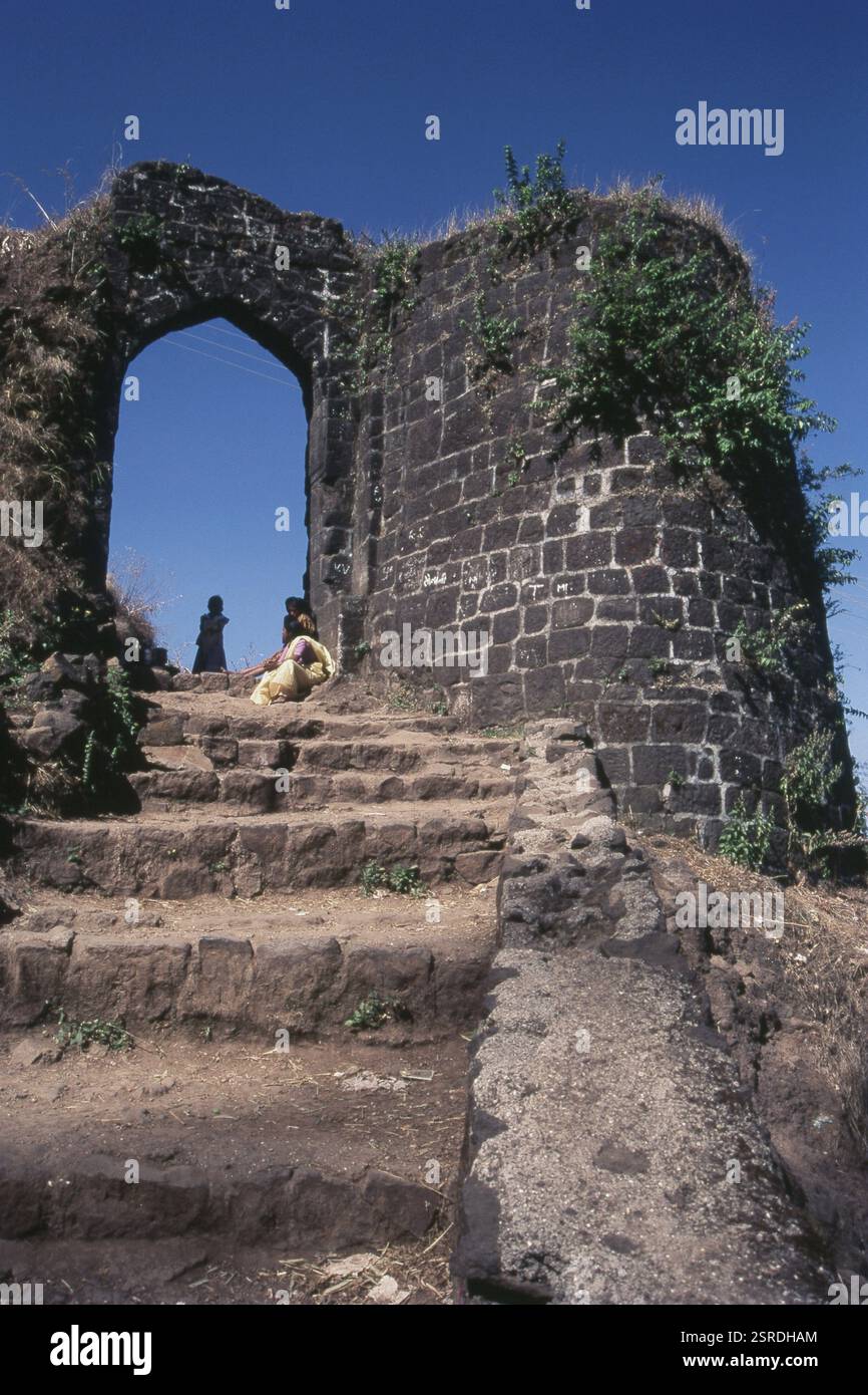 Entrance of Sinhagad Fort in Pune, Maharashtra, India, Asia Stock Photo ...