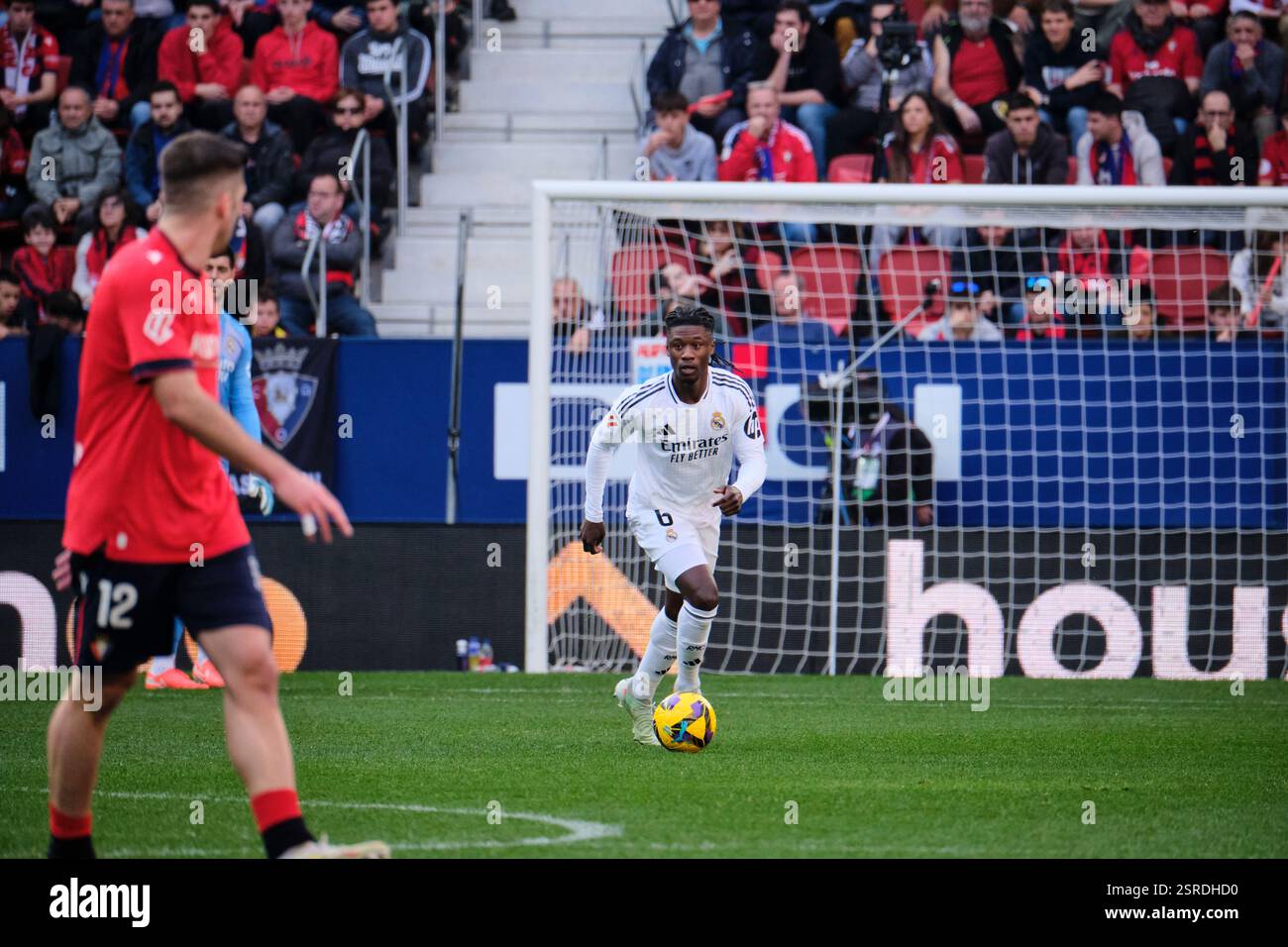 Pamplona, Navarra, Spain - 15th February 2025: Eduardo Camavinga ...