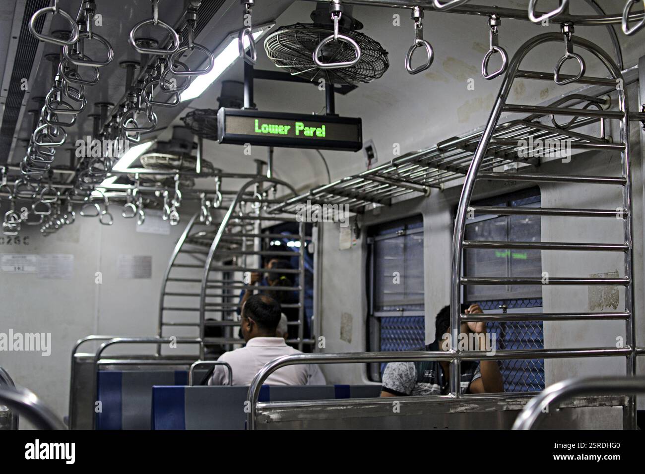 Indicator inside train, Lower Parel Railway Station, Mumbai ...