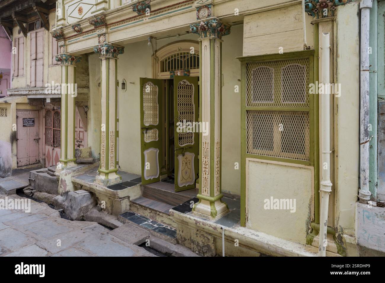 Old house of karmkand pandit, sidhpur, patan, gujarat, india, asia ...