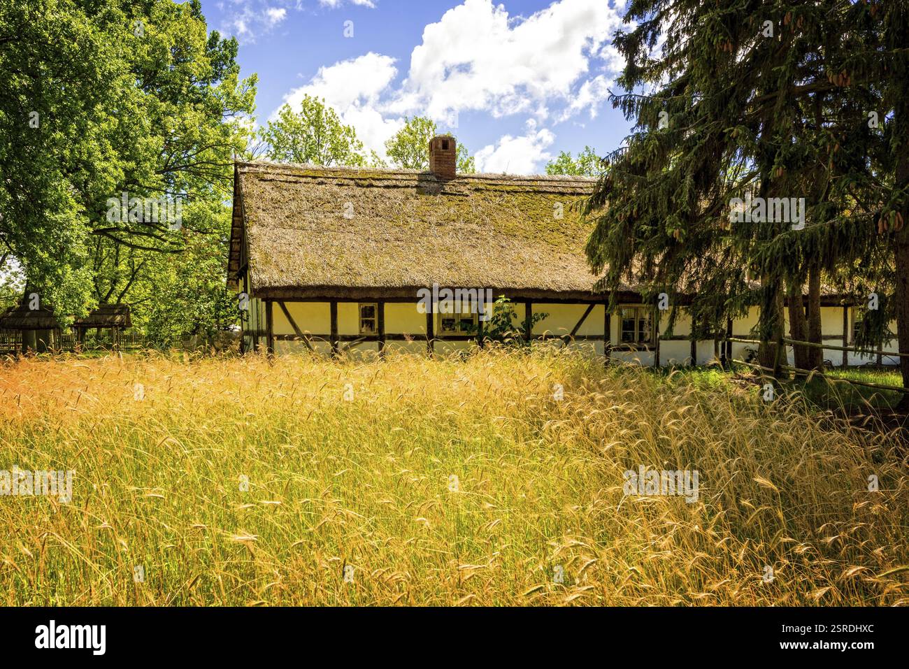 Polish ethno- village Stock Photo - Alamy