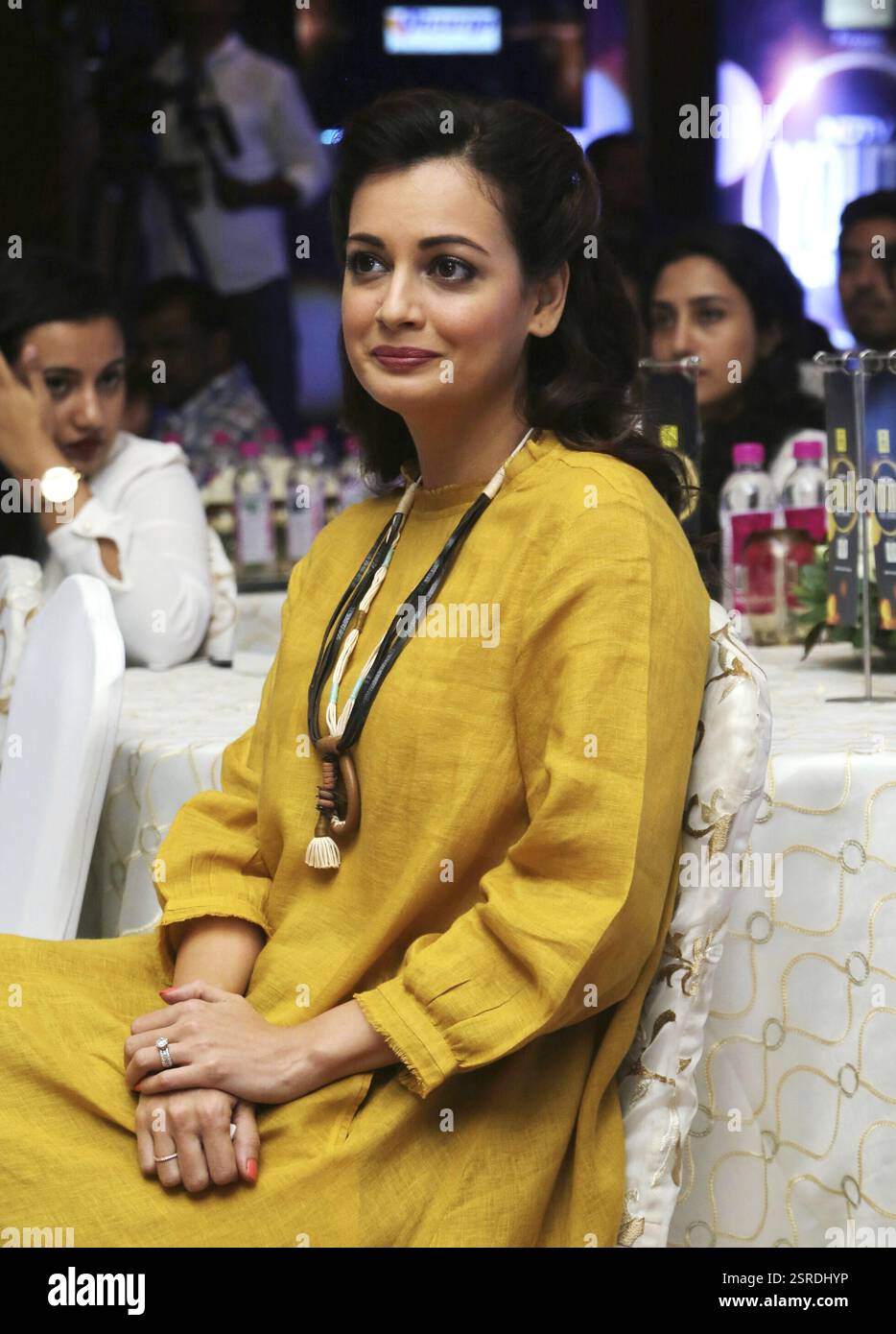 Bollywood actor Diya Mirza during the NDTV Youth for change on the ...