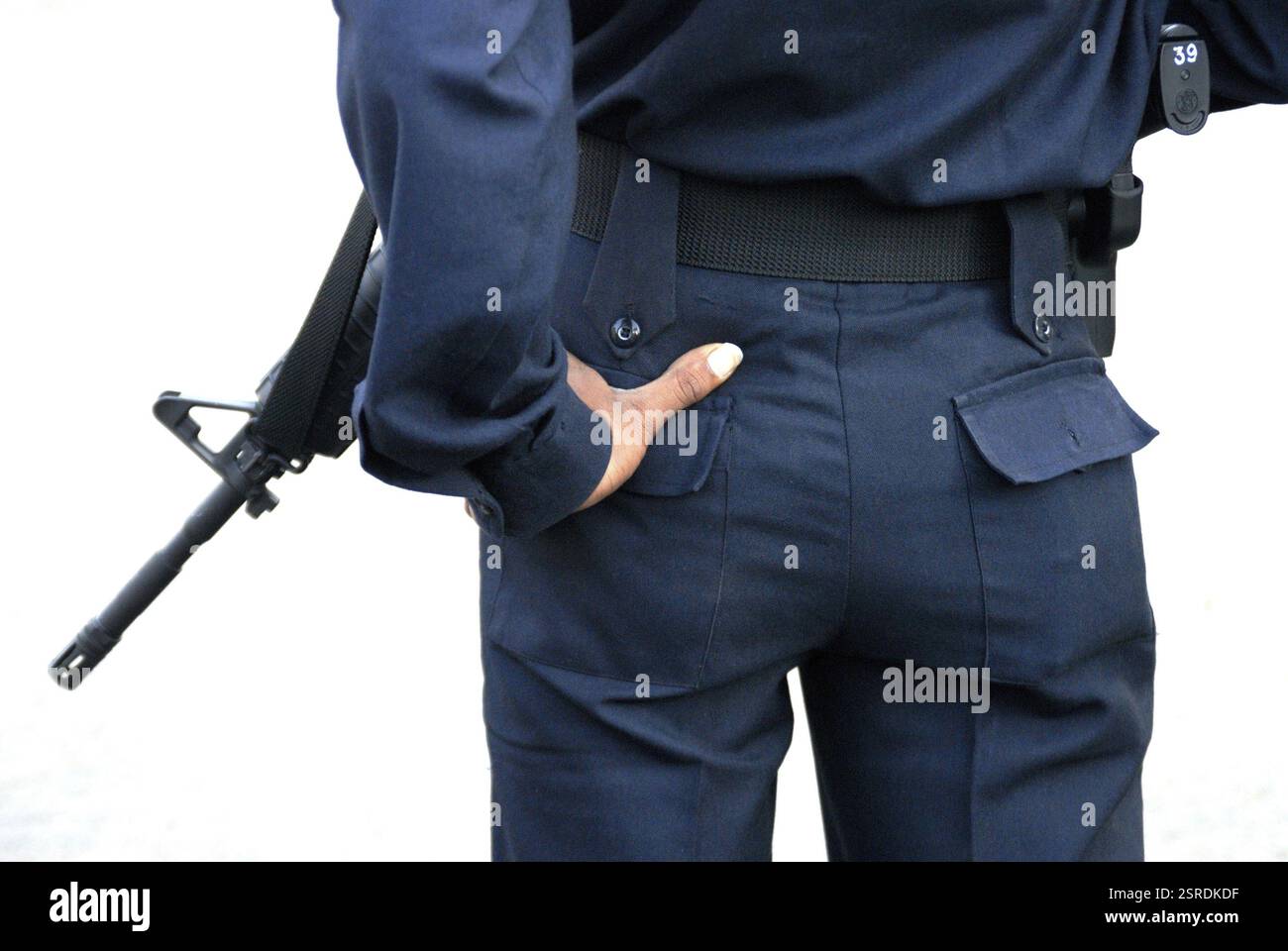 Commando ready to protect people with AK47 riffle Mumbai Maharashtra ...