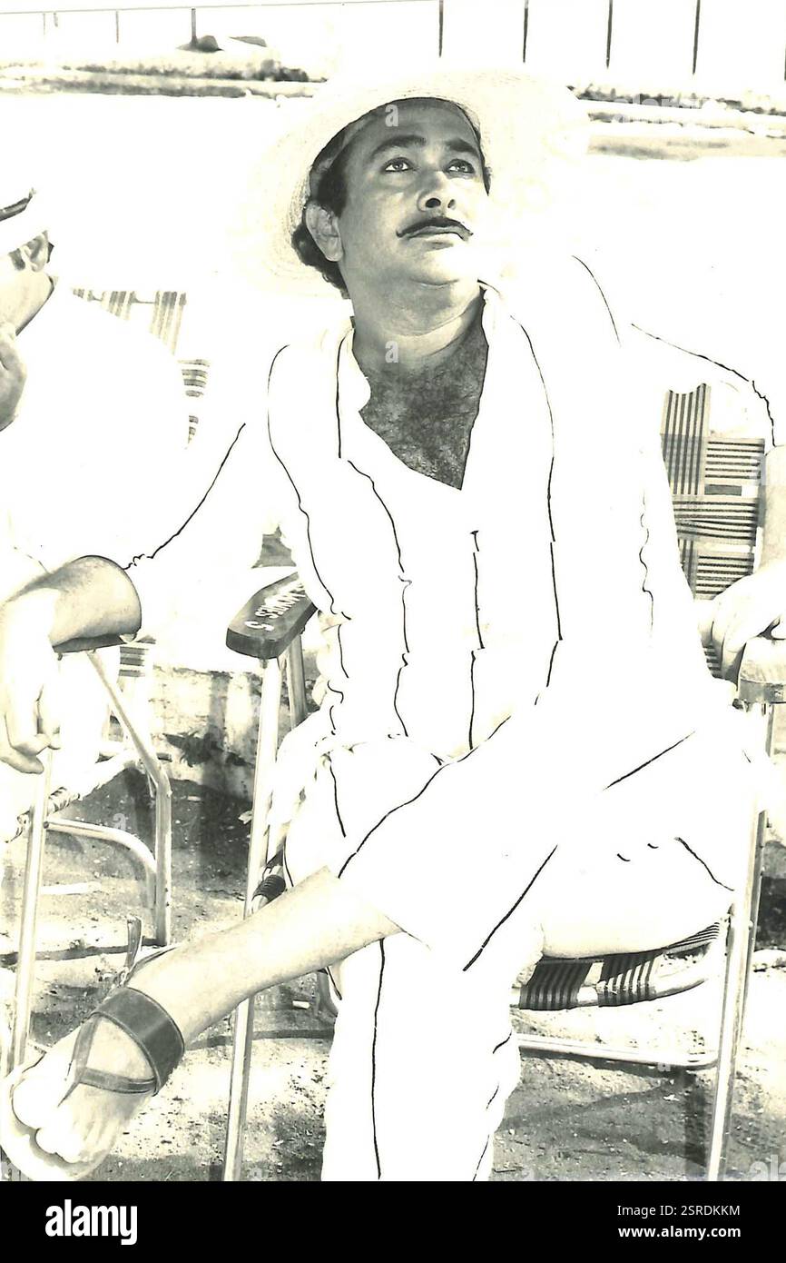 Indian Bollywood film actor, Randhir Kapoor, India, Asia Stock Photo ...