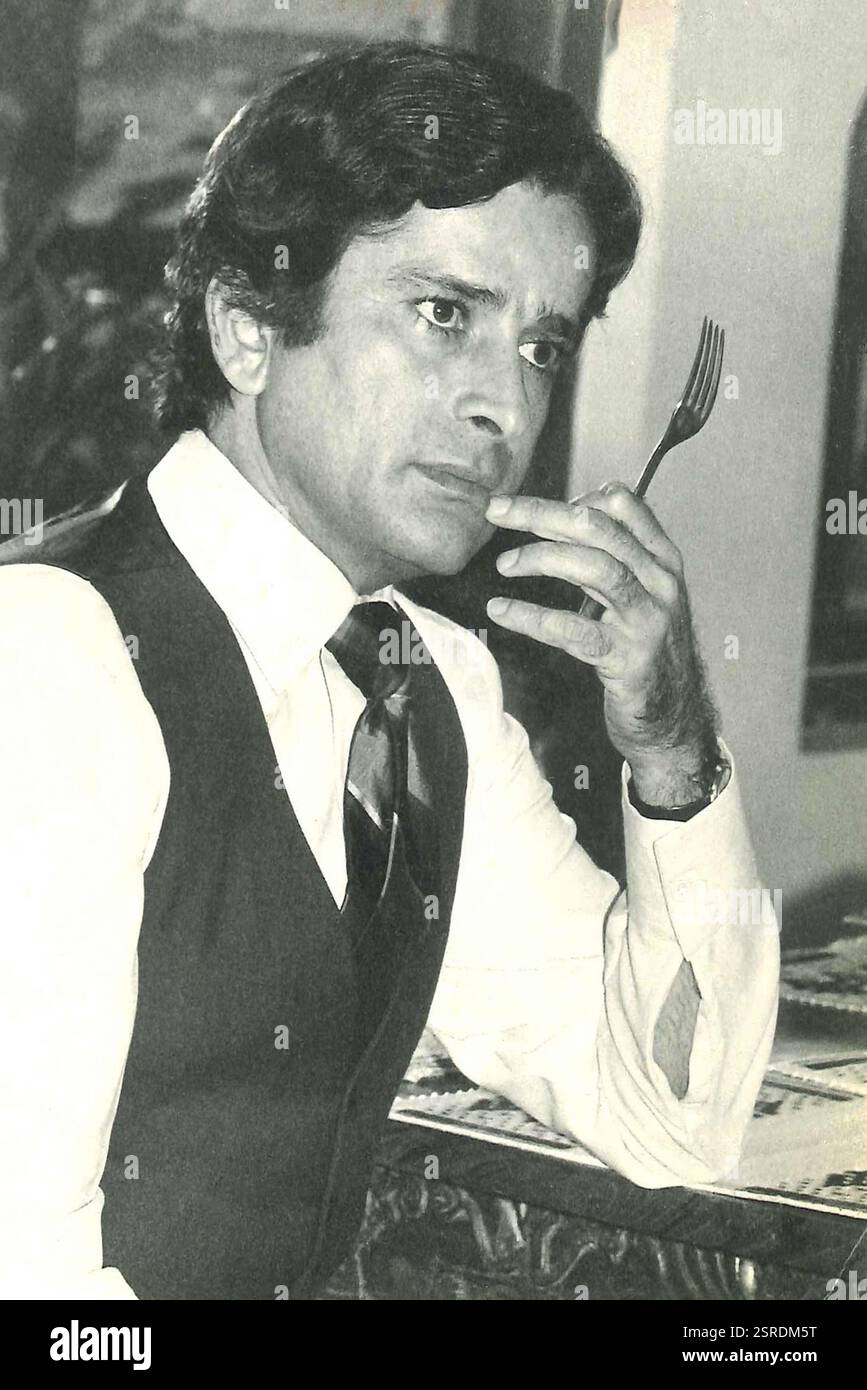 Indian Bollywood film actor, Shashi Kapoor, India, Asia Stock Photo - Alamy