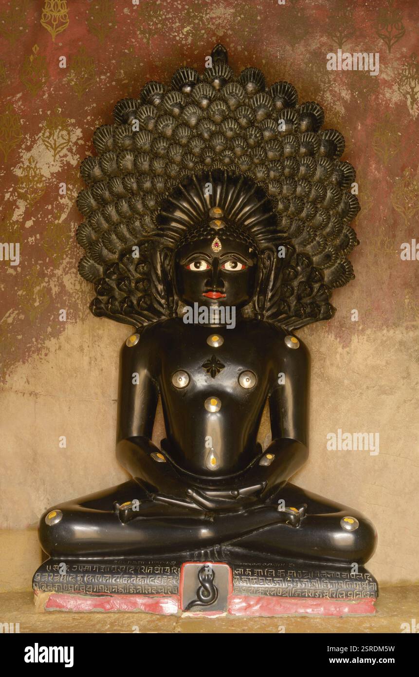 Lord Parshwanath idol, Lodurva Jain temple, Jaisalmer, Rajasthan, India ...