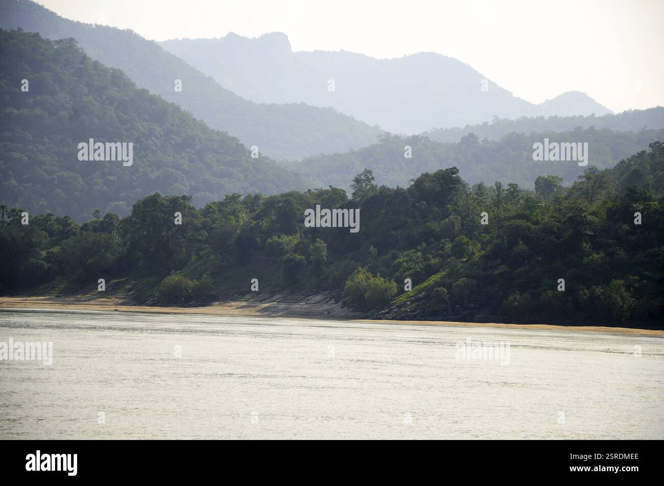 Godavari River on the way to papi hills rajahmundry at andhra pradesh ...