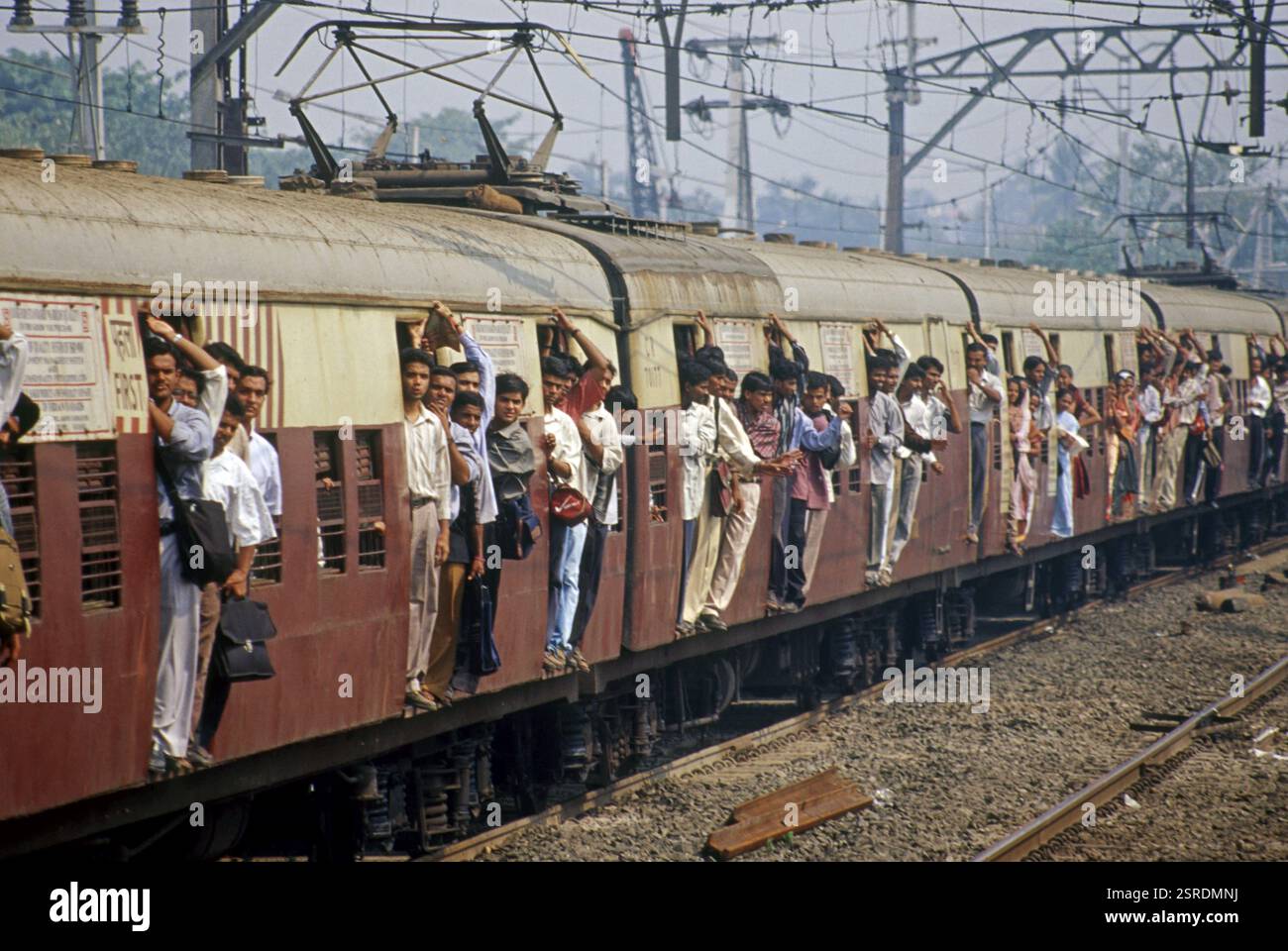 Crowd in Trains Railways, suburban local, bombay mumbai, maharashtra ...
