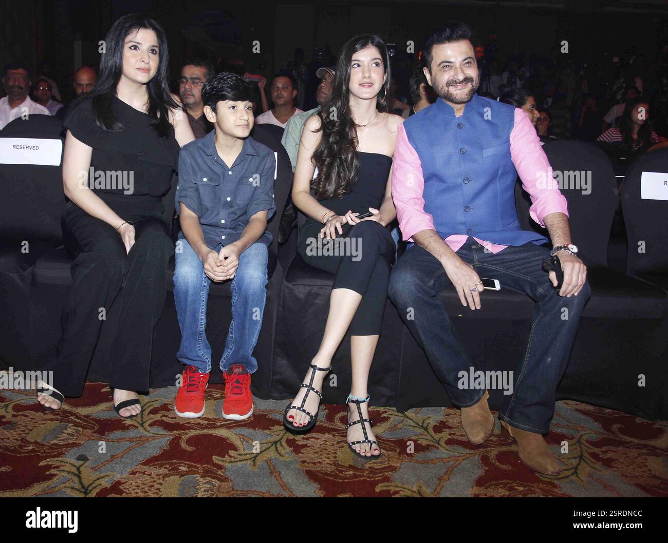 Bollywood actor Sanjay Kapoor Maheep Sandhu, son Jahaan Kapoor and ...