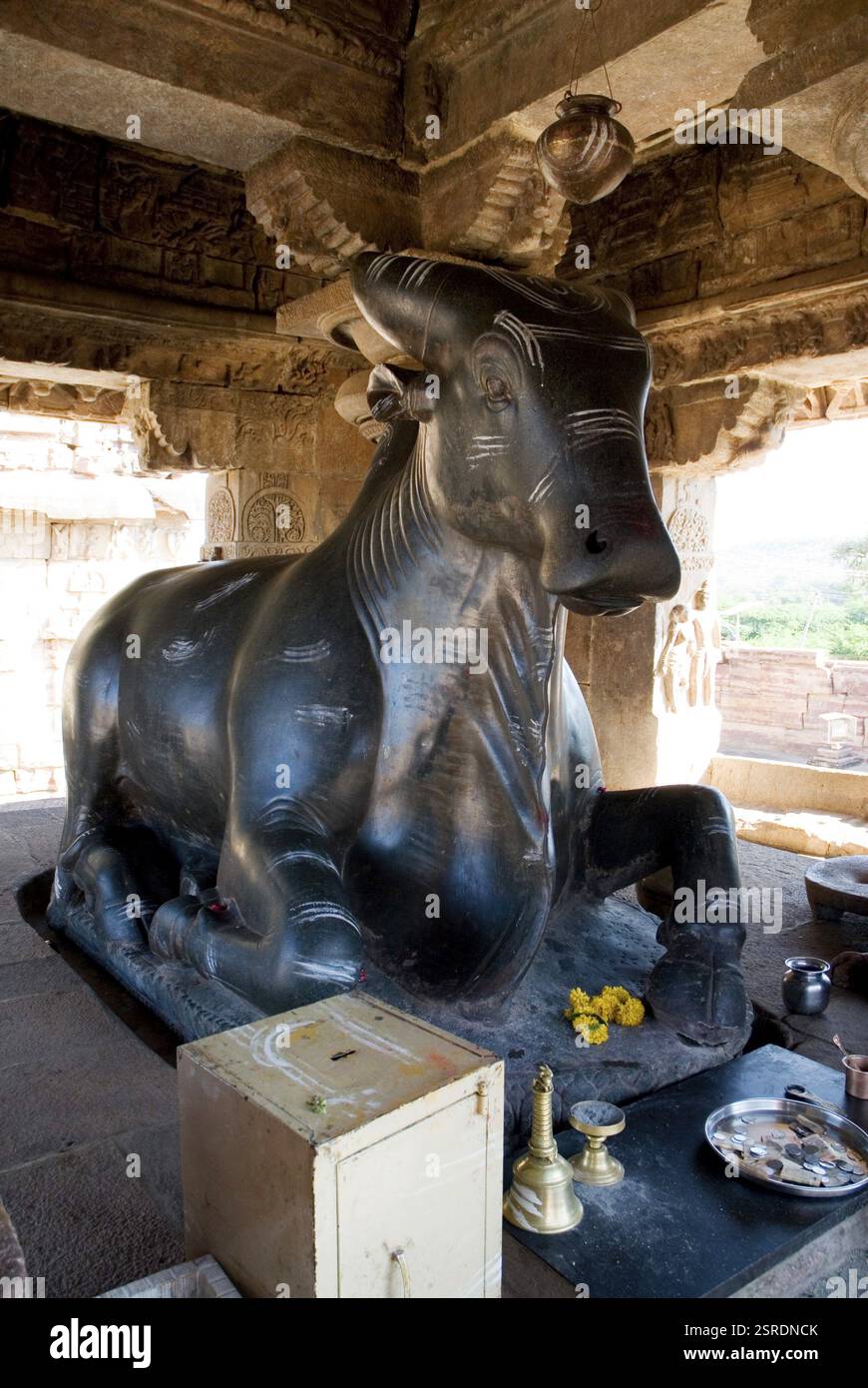 Nandi temple World Heritage site, Pattadakal Patadkal, Karnataka, India ...