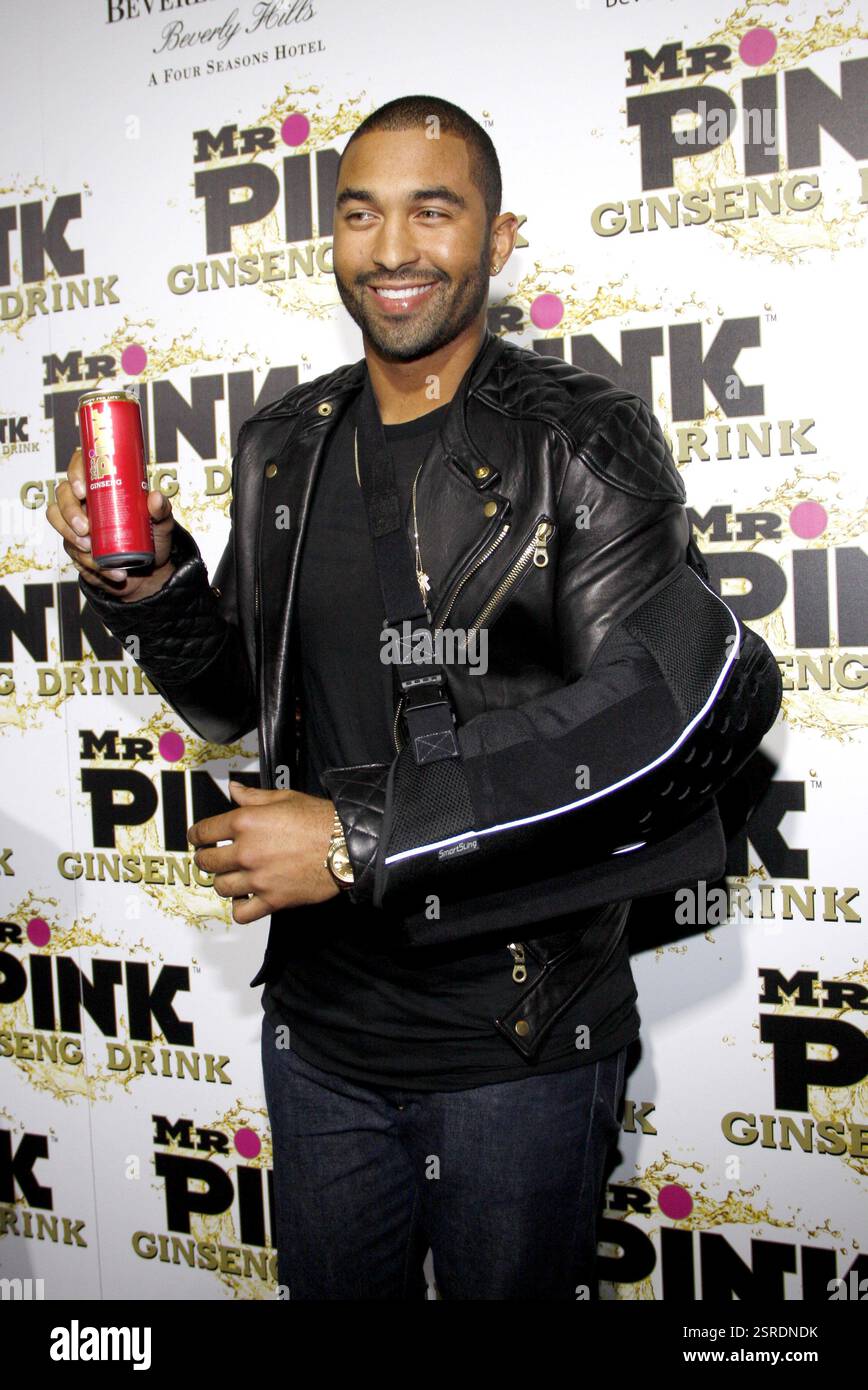 Matt Kemp at the Mr. Pink Ginseng Drink Launch Party held at the Regent ...