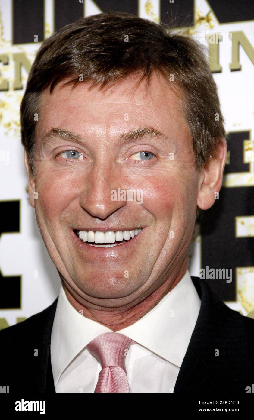 Wayne Gretzky at the Mr. Pink Ginseng Drink Launch Party held at the ...