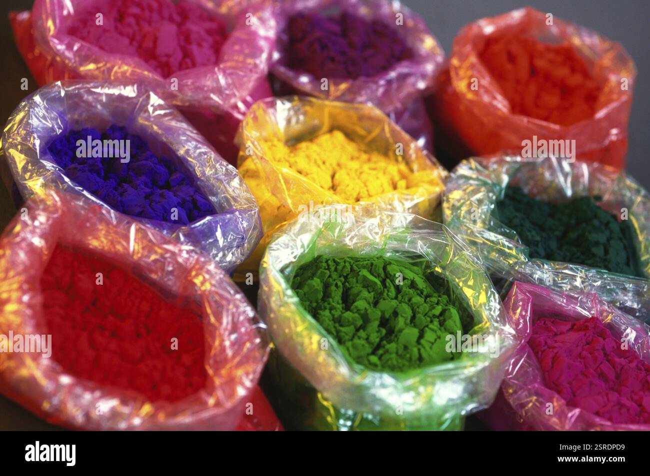 Concept, color powder for Holi festival, India, Asia Stock Photo - Alamy