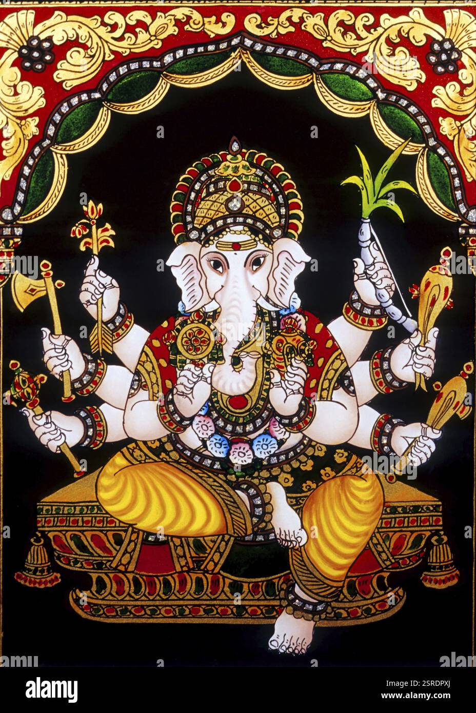 Painting of God Ganesh ganpati Stock Photo - Alamy