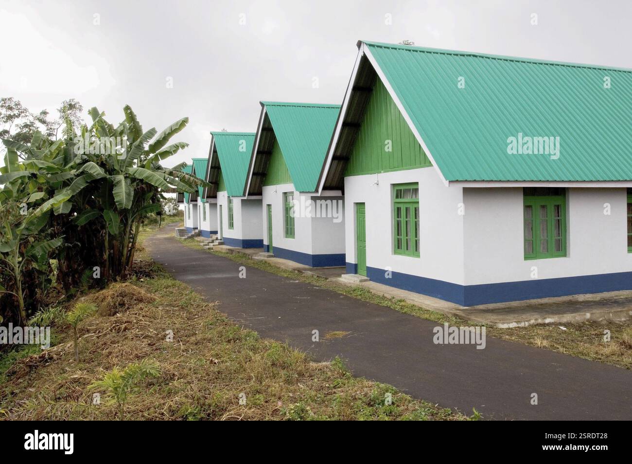 Cottages in touphema tourist village at kohima, Nagaland, North East ...