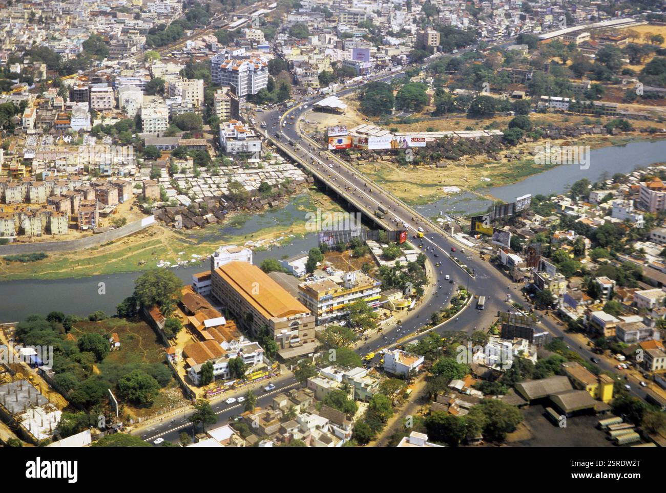 Aerial of Madras Chennai, Tamil Nadu, India, Asia Stock Photo - Alamy