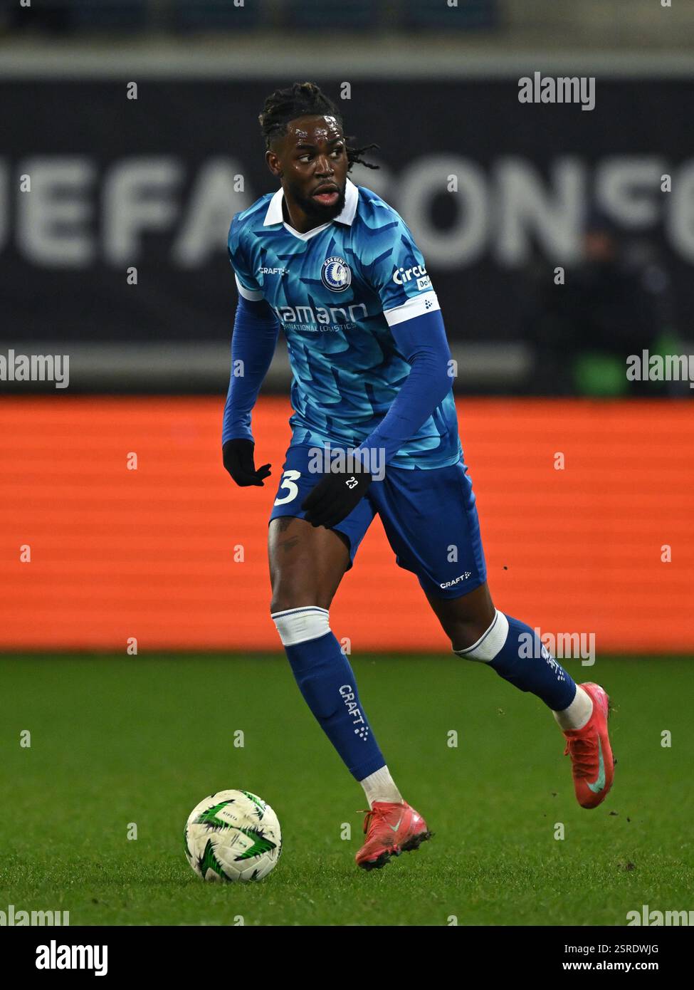 GENT - Jordan Torunarigha of KAA Gent during the UEFA Europa Conference ...