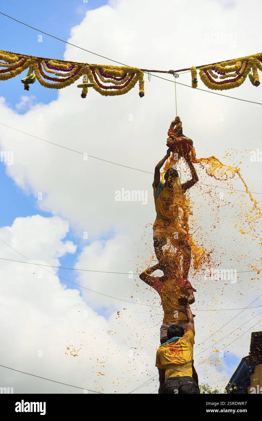 Celebrations of janmashtami festival hi-res stock photography and ...