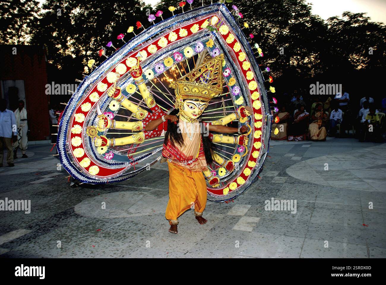 Chou dancer durga, Orissa, India, Asia Stock Photo - Alamy