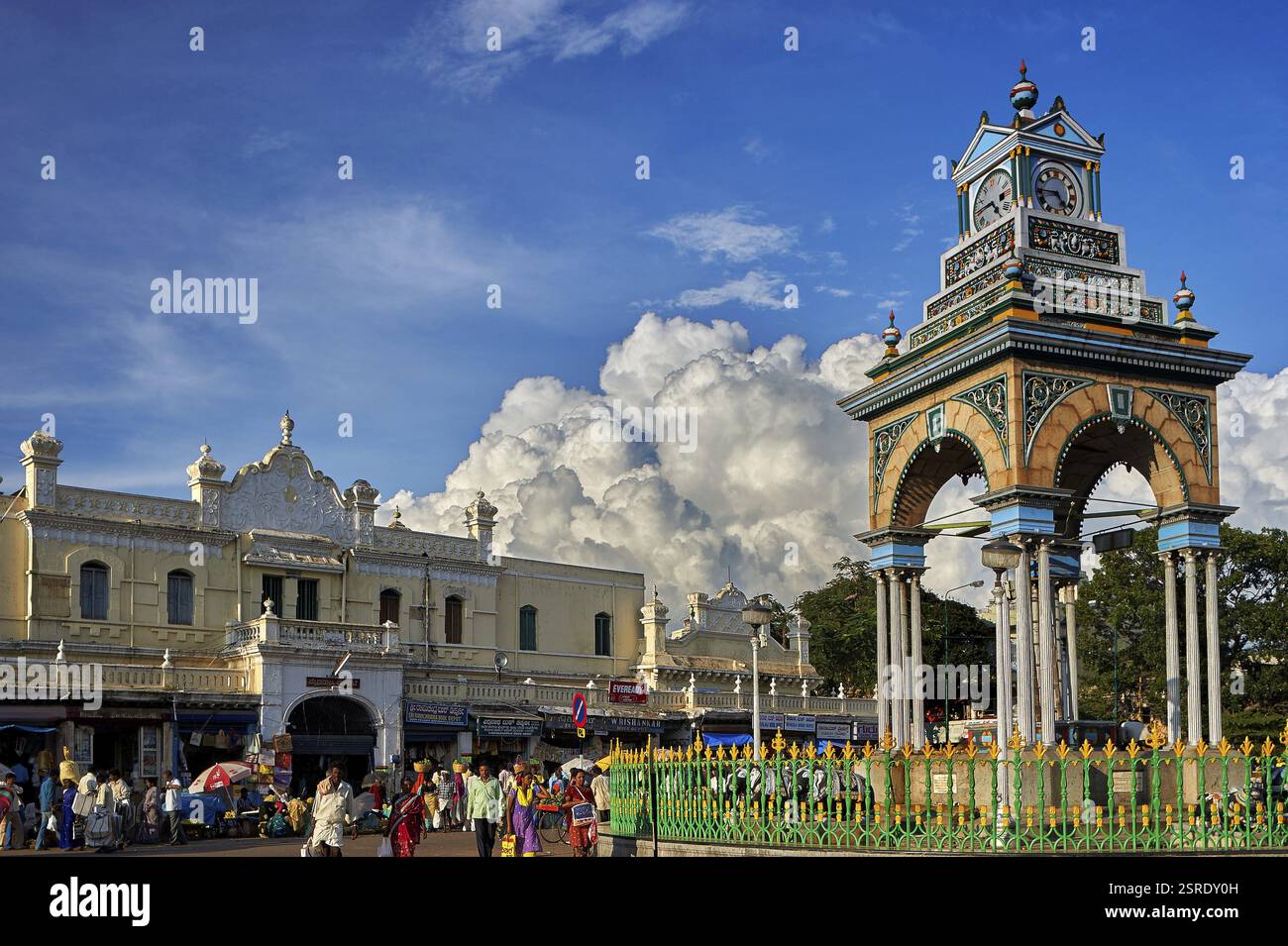 Dufferin Clock Tower, Mysore, Karnataka, India, Asia Stock Photo - Alamy