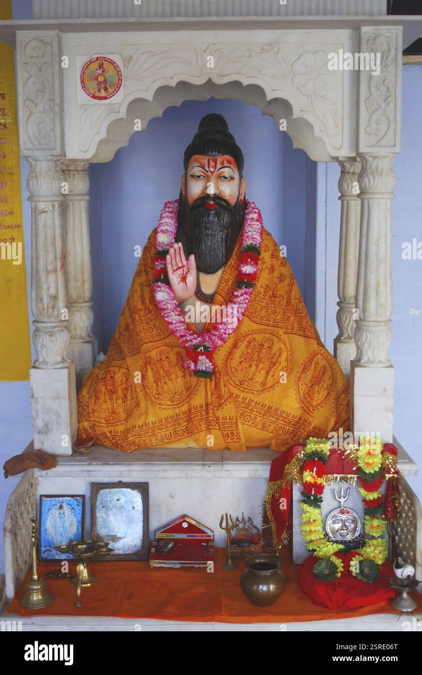 Idol of Mahrishi Dadhichi in Dadhichi Aashram in Pushkar, Rajasthan ...