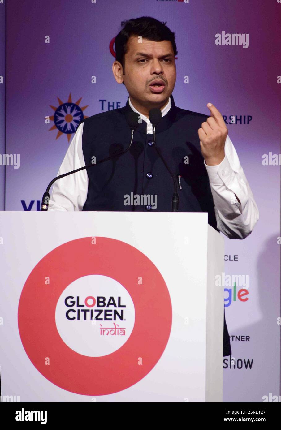 Maharashtra Chief Minister Devendra Fadnavis press conference Global ...