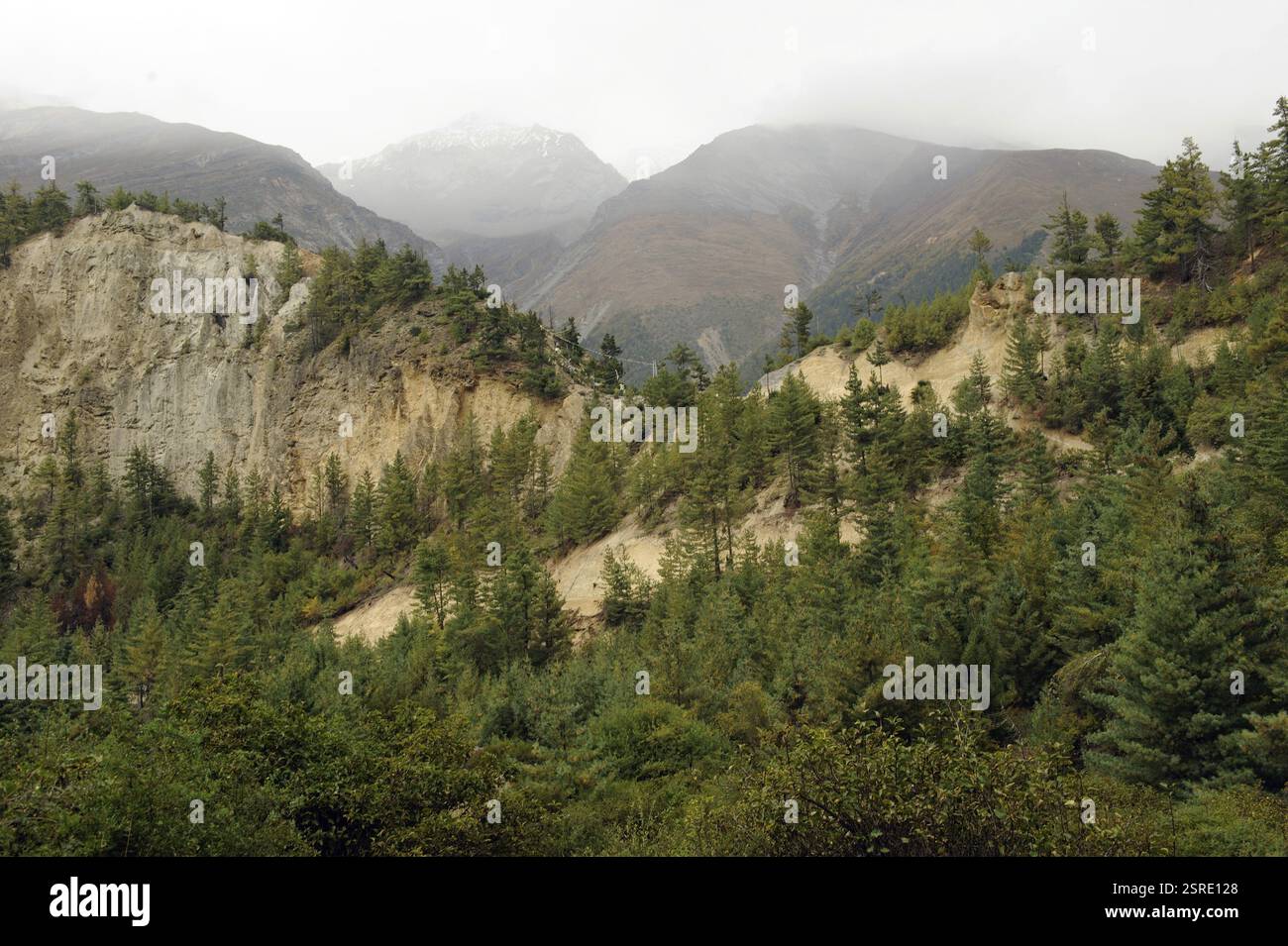 Mountains, Braka, Nepal, Asia Stock Photo - Alamy