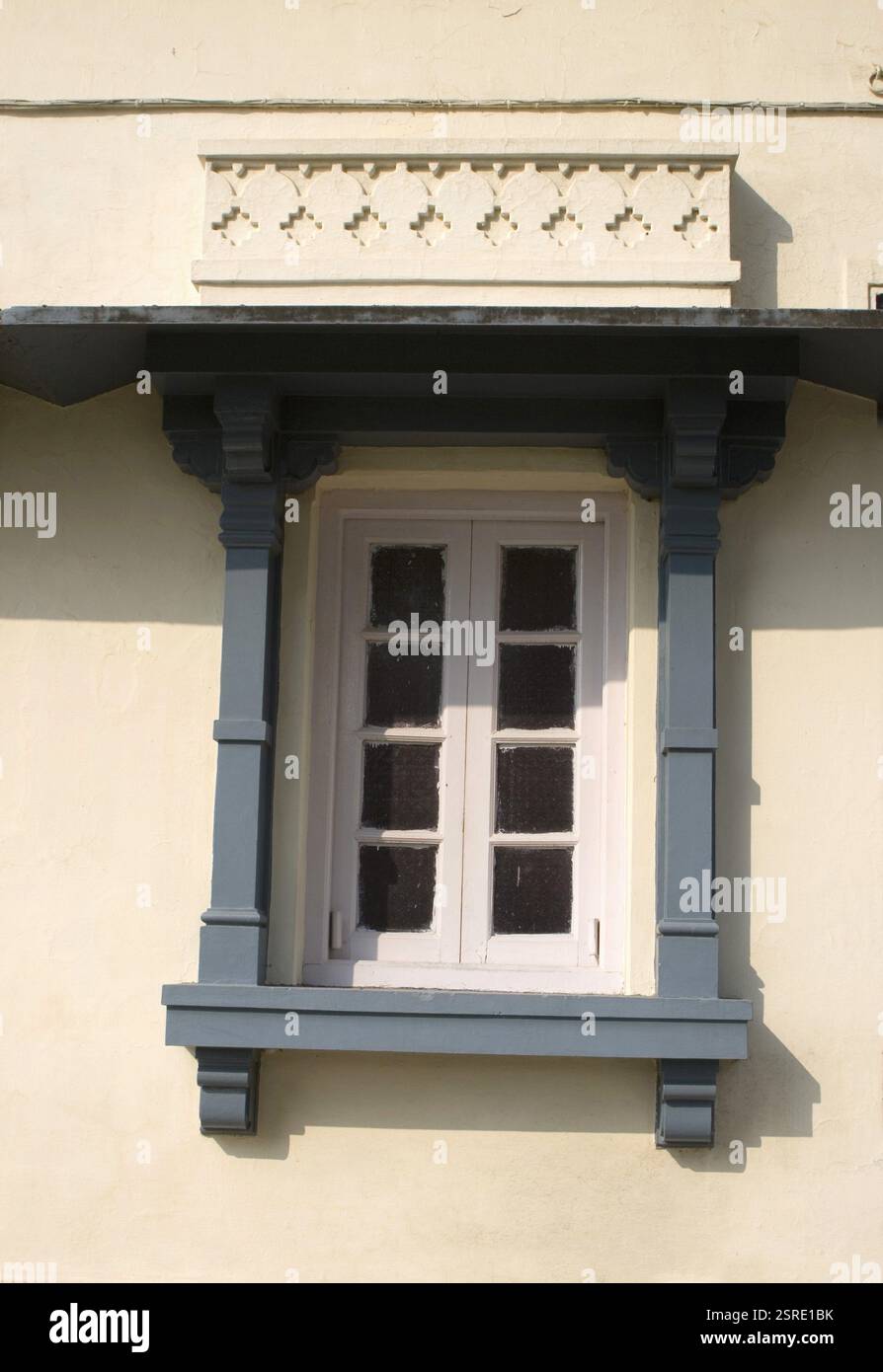 Window of anand bhawan home of jawaharlal nehru, Allahabad, Uttar ...
