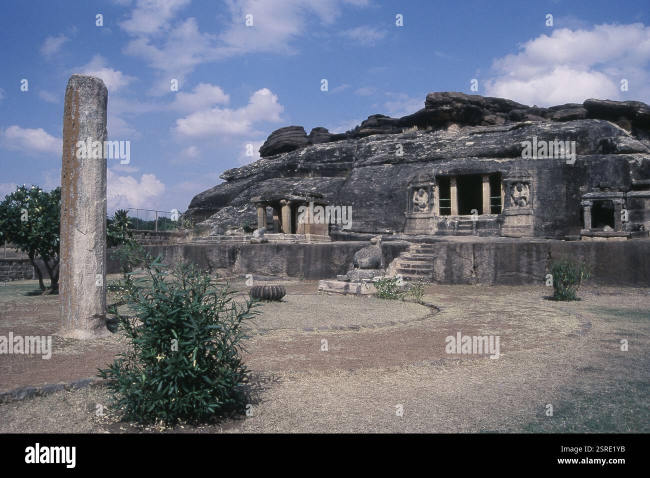 The Ravana Phadi cave at Aihole district, Bagalkot, Karnataka, India ...