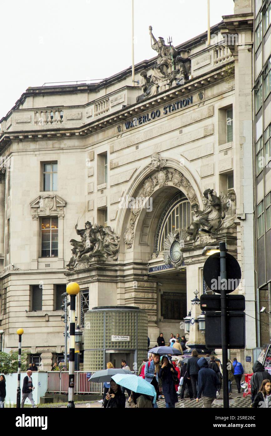 Waterloo railway station, London, England, UK, United Kingdom, Europe ...