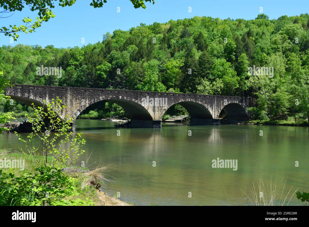 Bridge in Cumberland Falls State Resort Park Kentucky Corbin USA Stock ...