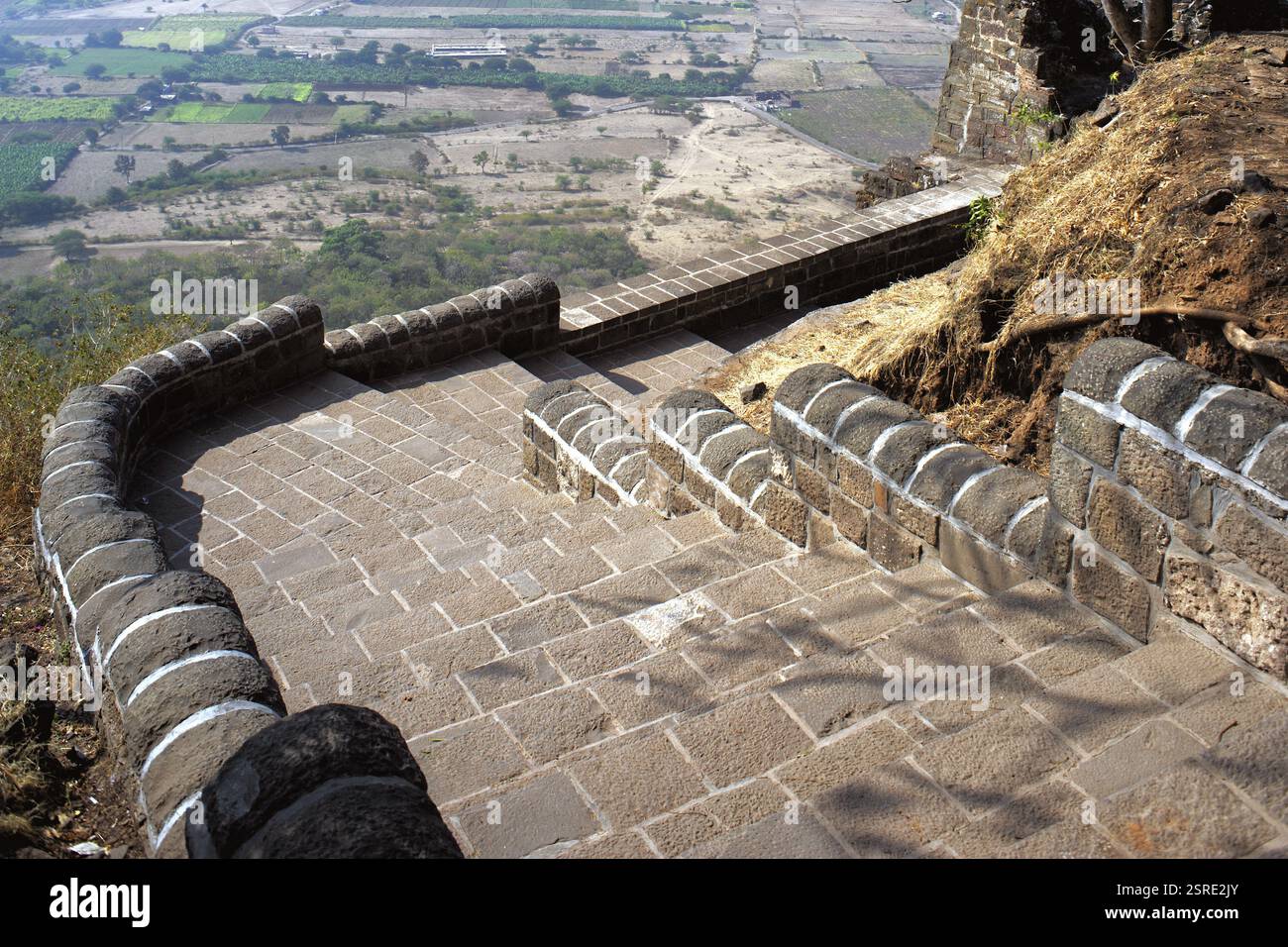 Heritage steps of Shivneri Fort, Junnar Taluka Junnar, district Pune ...