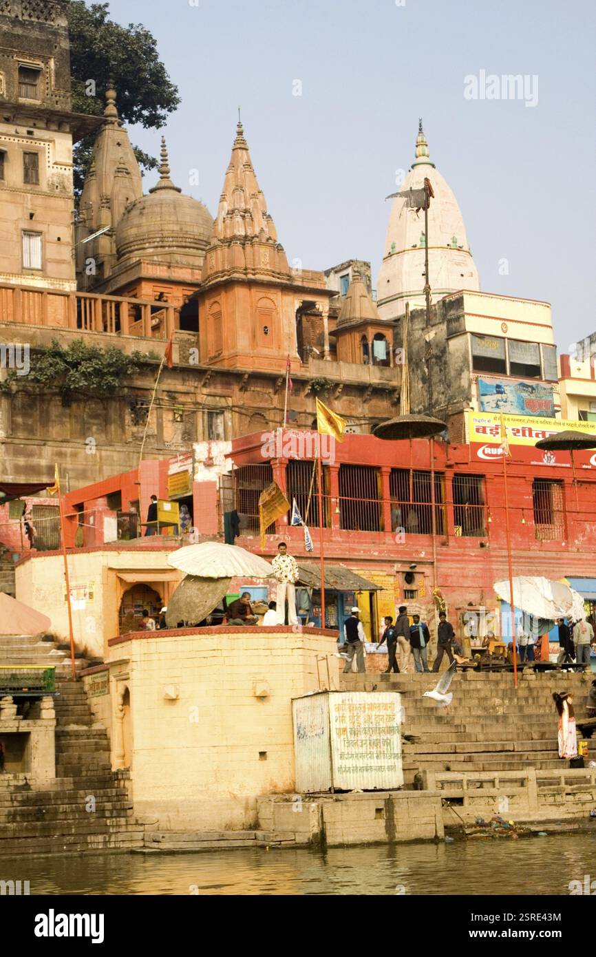 Badi shitala mata temple on ganga ganges river at dasaswamedh ghat ...