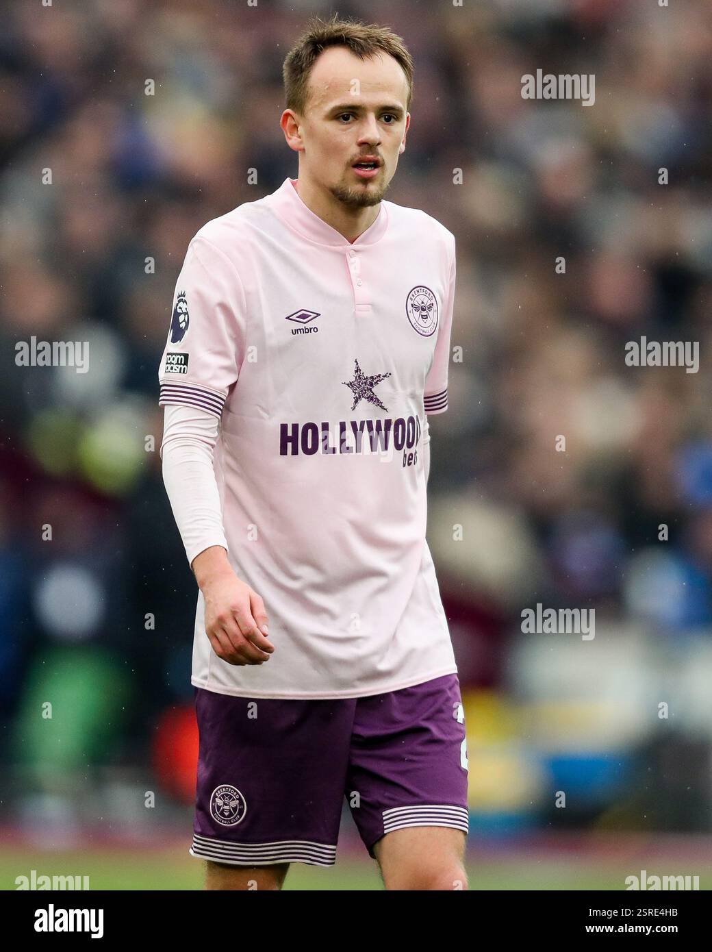 London, UK. 15th Feb, 2025. Mikkel Damsgaard of Brentford looks on ...