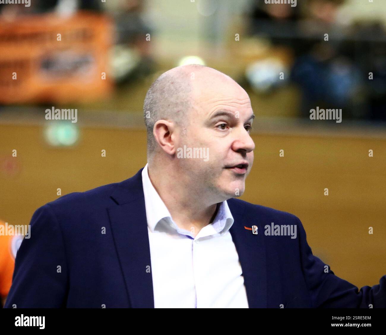 headcoach Gregory BANKS (Berlin), He Volleyball Bundesliga 2024/25, TSV Haching Muenchen vs ...