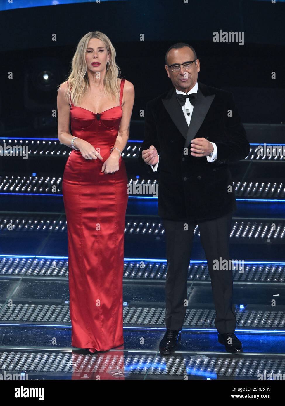 Sanremo, Italy. 15th Feb, 2025. Fifth Evening - Finale In the photo ...