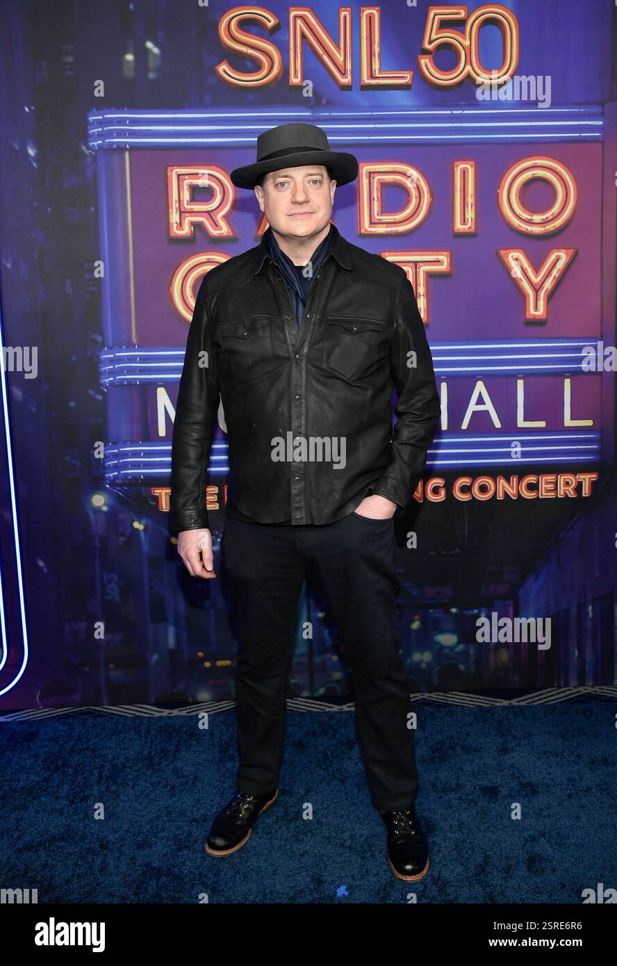 Brendan Fraser attends the SNL50: The Homecoming Concert at Radio City ...